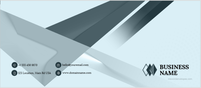 20 Free Printable Envelope Templates for Word | Download