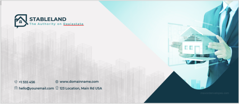 Real Estate Design Envelopes | Download Files for MS Word