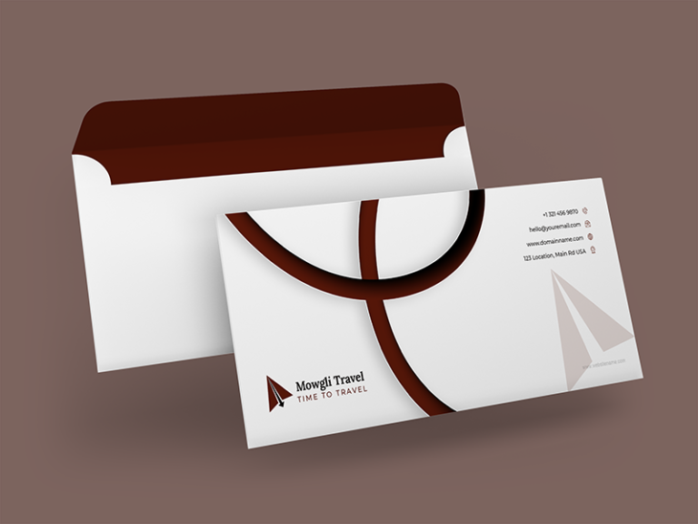 Travel Agency Company Envelope Designs | Download for Word
