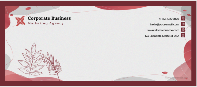 100+ Printable Envelope Designs for MS Word | Download